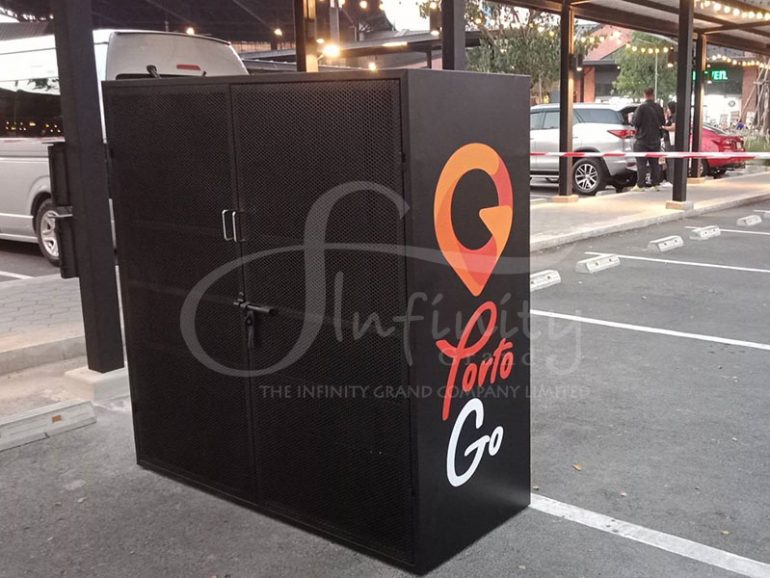 ซุ้มจอดรถเติมลมยาง @Porto Go ท่าจีน - The Infinity Grand Co.,Ltd